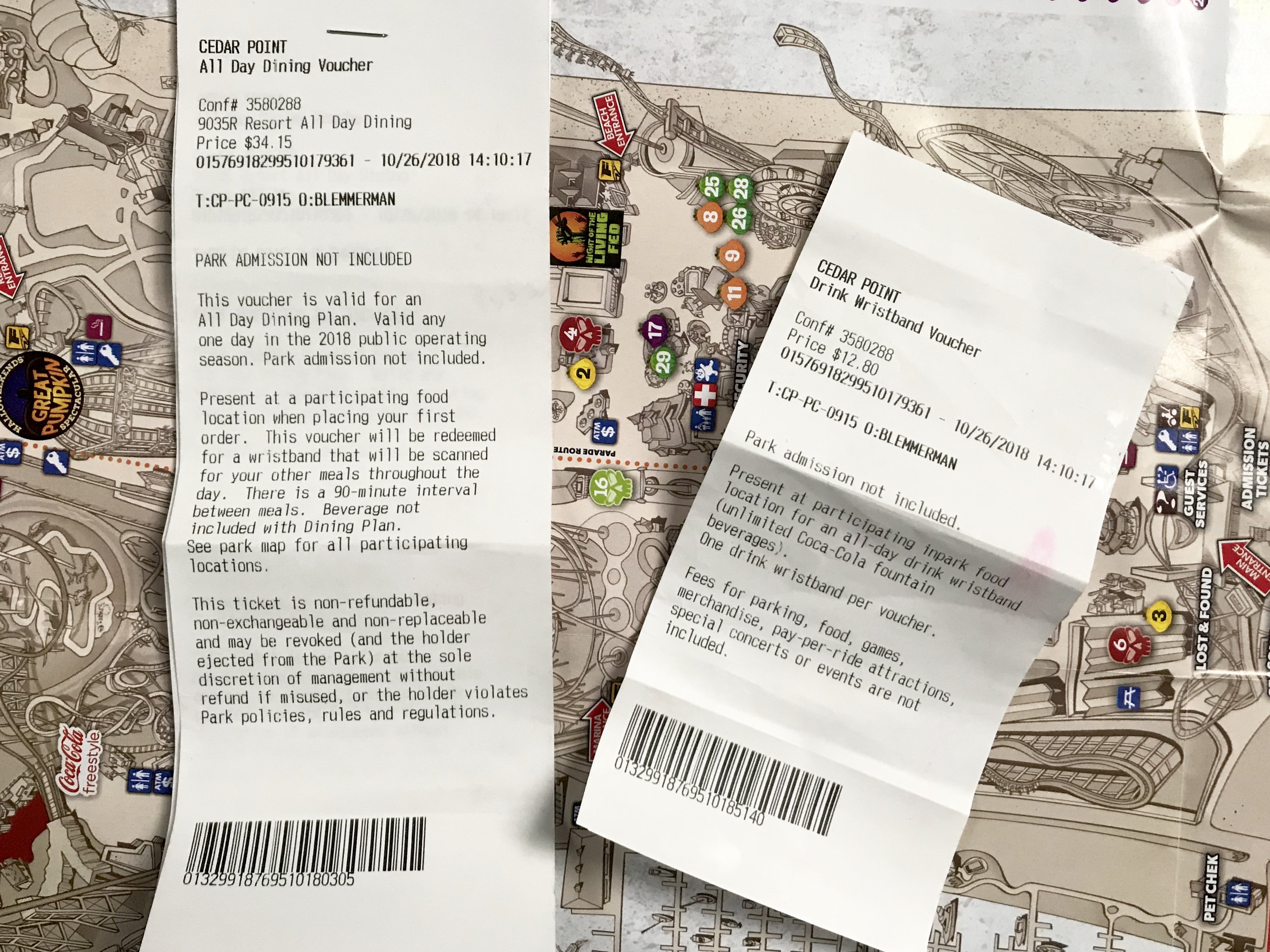 Review of Cedar Point's All Day Dining Plan
